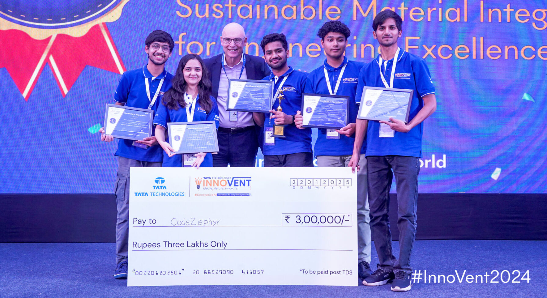 Tata Technologies announces winners of InnoVent 2024 focussed on Generative AI, offers career ...